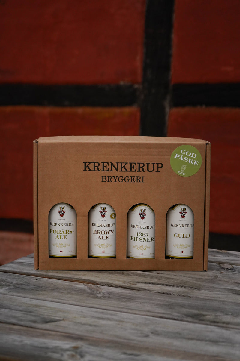 Gaveæske - 4 flasker – Krenkerup Bryggeri